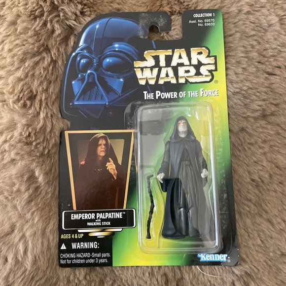 Kenner | Toys | Kenner Star Wars Potf Green Card Emperor Palpatine ...